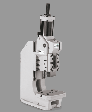 Pneumatic press 1.6 to 60 kN force for their assembly